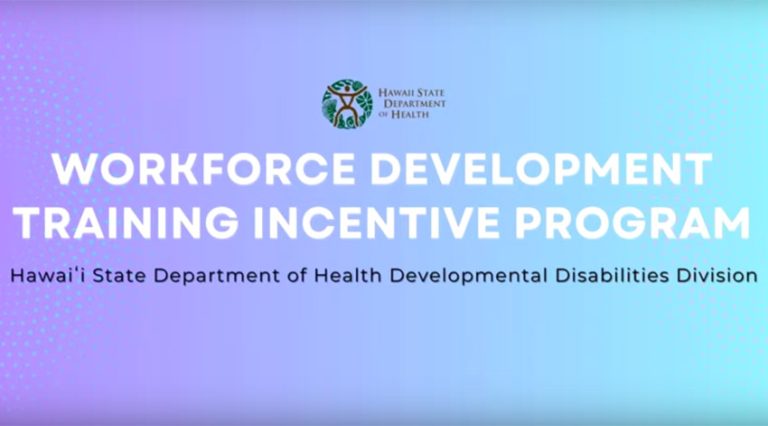 DDD Workforce Development Training Incentive Program - Developmental ...